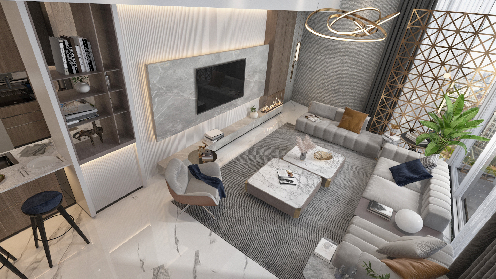 Emirates Hills Villa - Dubai - LeftLoft